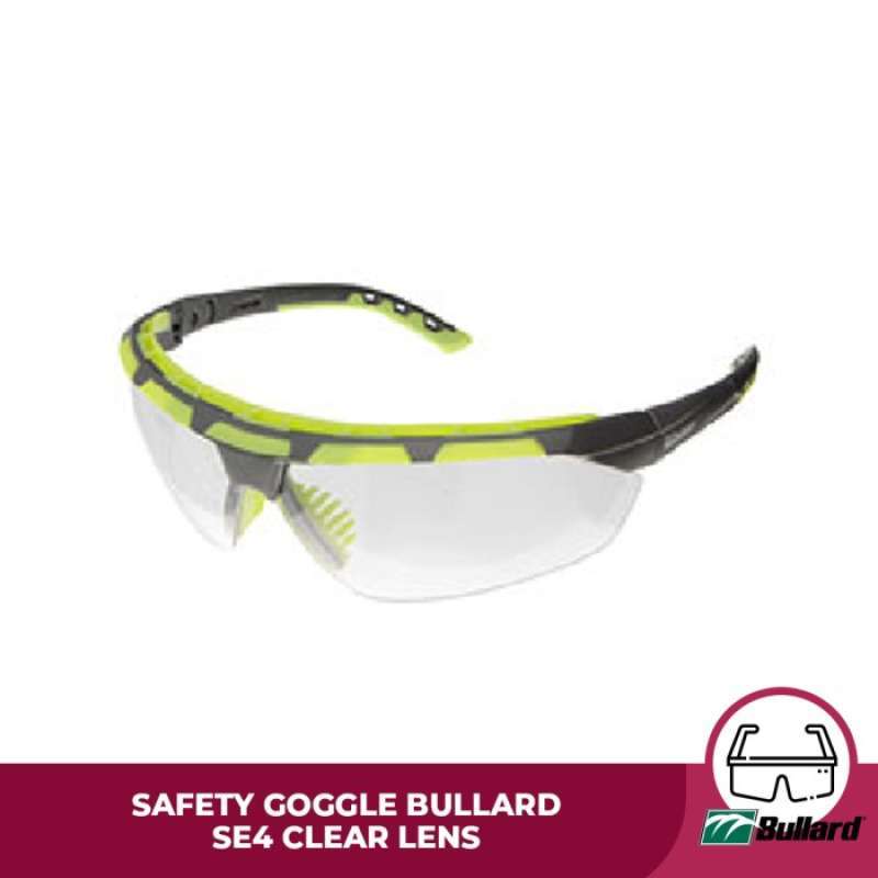 Jual Kacamata Safety Bullard Se4 Clear Uv Lens, Anti Fog, Anti Scratch ...