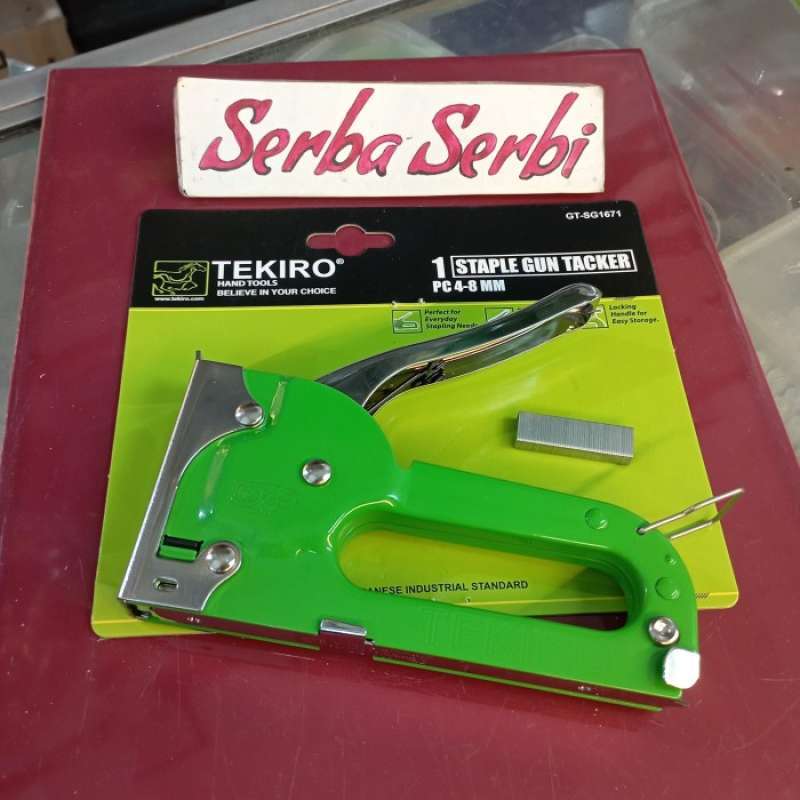 Jual Staple Gun Tacker Staples Tangan Tembak Tekiro Di Seller Aghanim - Cengkareng Timur, Kota ...