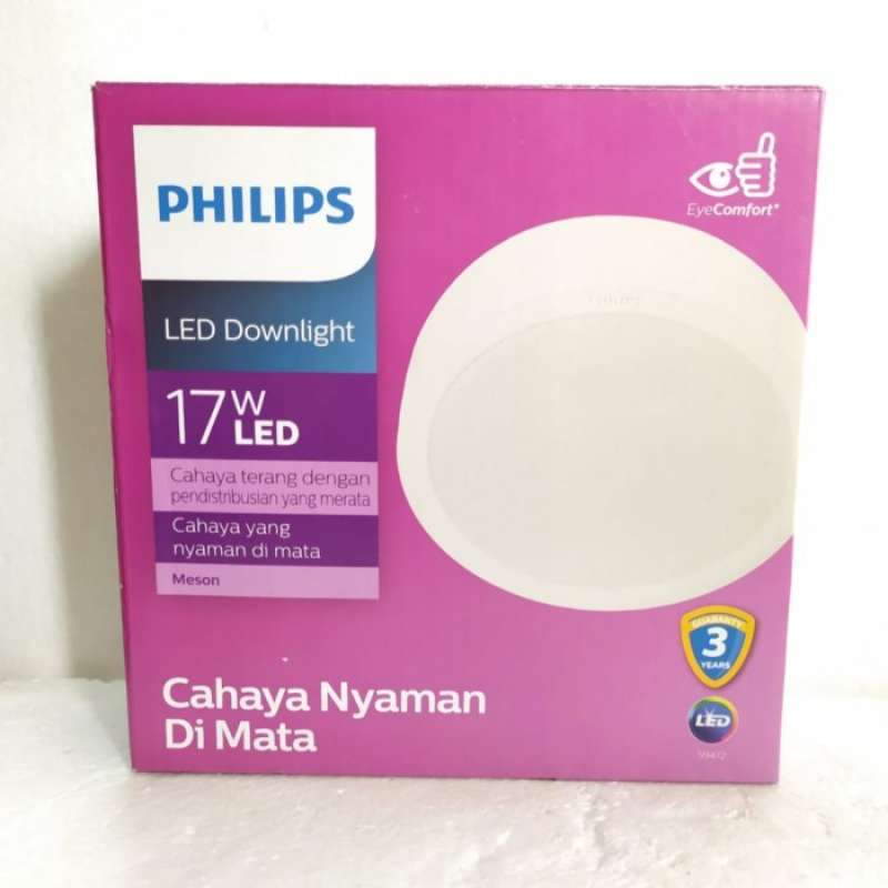 Jual Downlight Philips Led 17 Watt Meson Bulat Outbow - Warmwhite 3000k ...