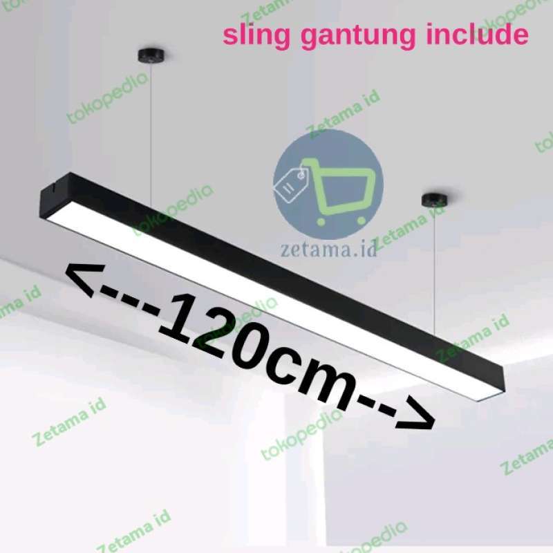 Jual Lampu Tl Led T8 Gantung 120cm Lampu Office Kantor Gantung Di ...