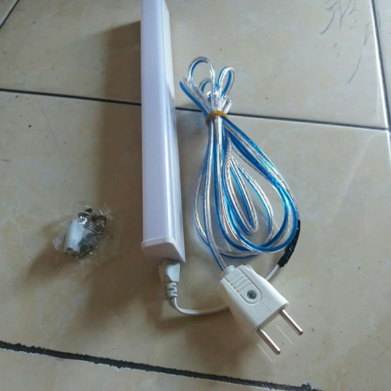 Jual Paket Komplit Lampu Tl T5 Led 8w/9w 60cm Panjang Kabel 2meter - Kuning Di Seller Aghanim ...