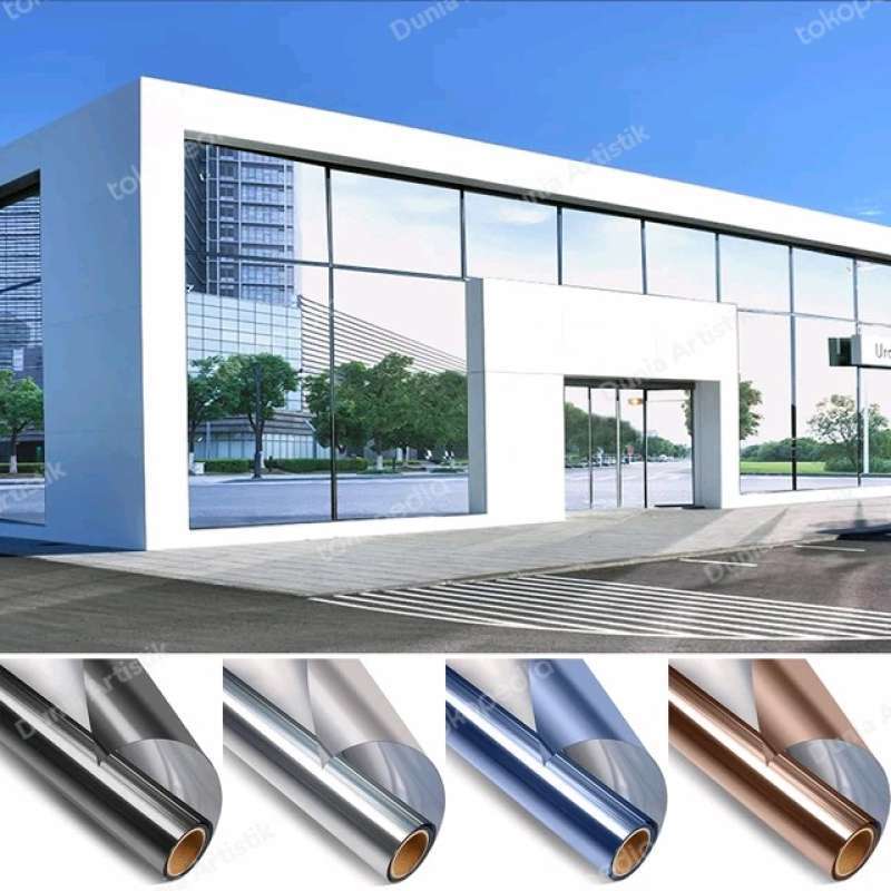 Promo Kaca Film One Way // Stiker Kaca Mirorr Ukuran 152 X 30 Meter ...