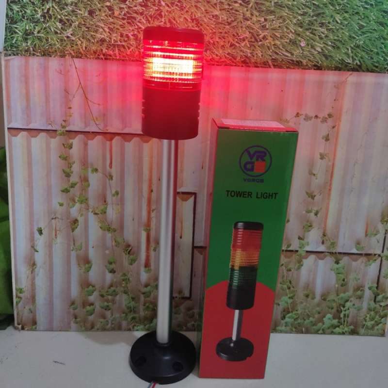 Jual Lampu Rotary Tower Light 1 Warna Tanpa Buzzer Merah Al50e-1-31p2 ...