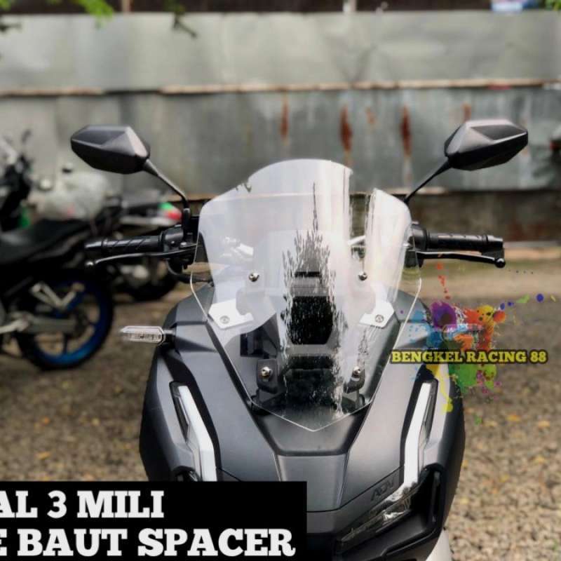 Promo Windshield Adv 150 New Sporty Carbu,sil Visor Ws Adv 150 Spo ...