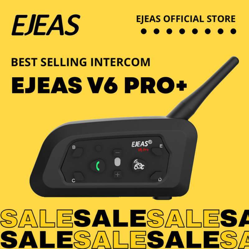 Jual Ejeas V6 Pro Intercom Helm 6 Riders Bluetooth Headset Helmet Alt ...
