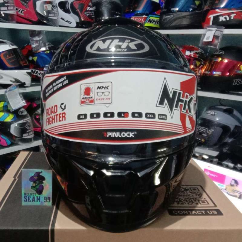 Jual Helm Nhk Mark 1 Single Visor Solid All Warna Full Face Original ...