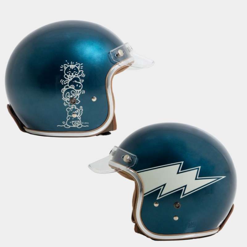 Jual Crsl Racer Helmet Dark Teal I Helm I Helm Motor I Hard Hat I ...