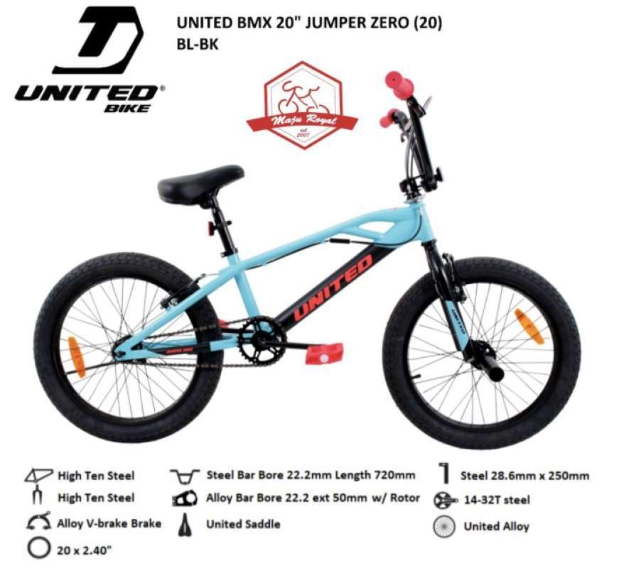 Promo Sepeda Anak Bmx United Jumper Zero Rotor 20 Inch Remaja New ...