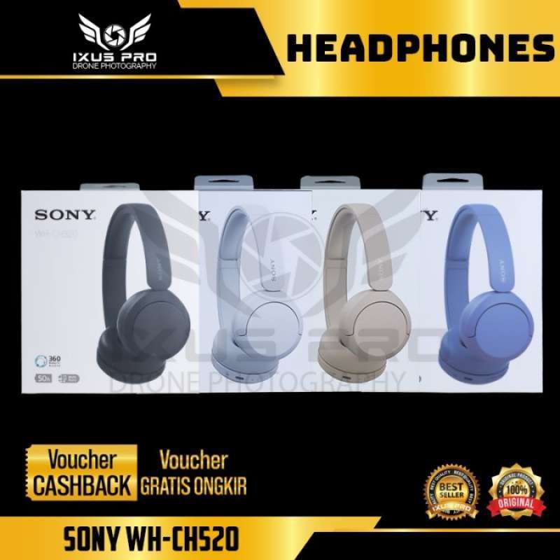 Promo Sony Wh-ch520 Wireless Headphone Sony Whch520 Ch 520 Headphones - Blue Paket B Diskon 50% ...