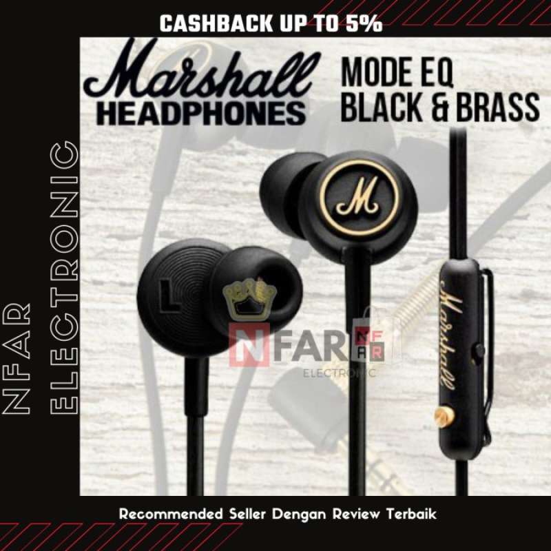 Promo Earphone Marshall Mode Eq Headphone Marshall Mode Eq Noise Cancelling Diskon 50% Di Seller ...