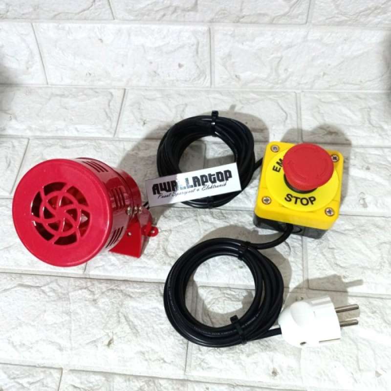 Jual Sirine Emergency Darurat Push Panic Button Sirine Peresmian Alarm ...