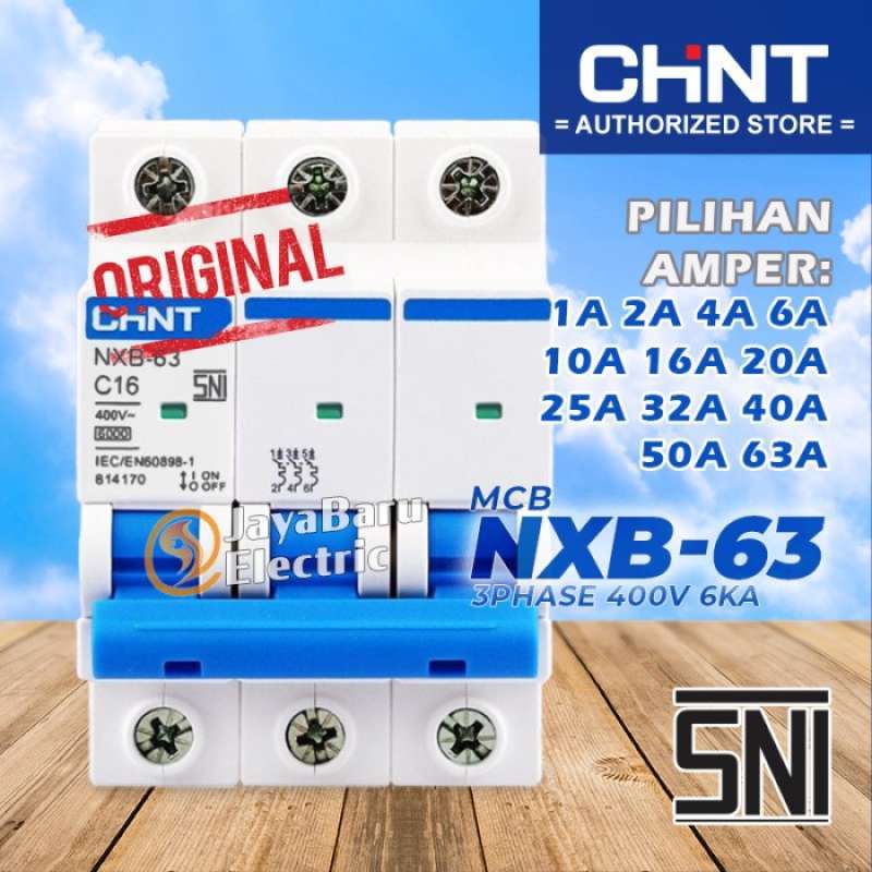 Jual Mcb Chint Nxb-63 Nxb63 3p 1a 2a 4a 6a 10a 16a 20a 25a 32a 40a 50a 63a - 2a Di Seller ...
