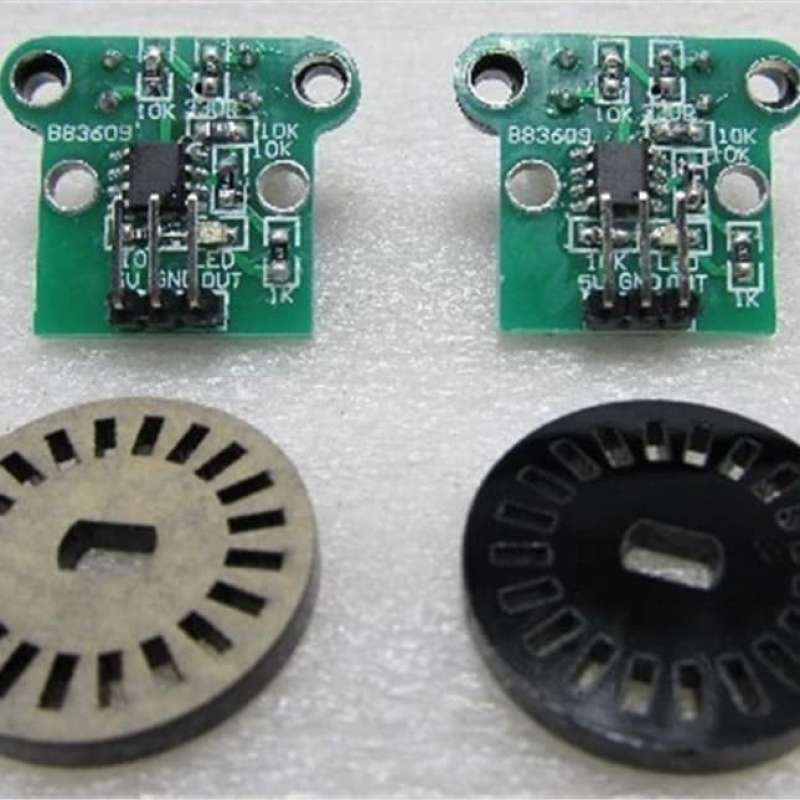 Jual 2set Speed Sensor Encoder Disc Photoelectric Pulse Photocoupler ...