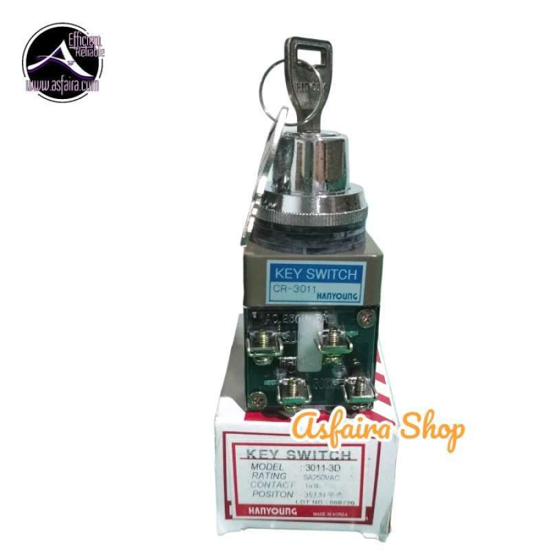 Jual Cr 3011-3d Key Switch Hanyoung / Selector Key Switch Di Seller ...