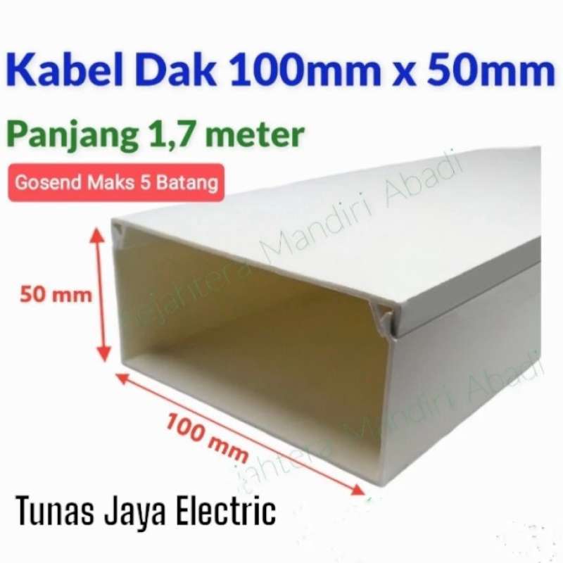 Jual Kabel Duct / Duct Tutup 50 X 100 Panjang 1,7m Psd Di Seller Shin ...