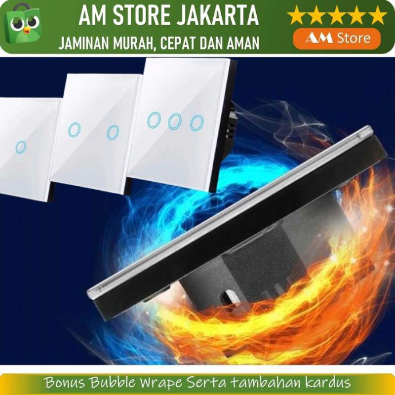 Jual Saklar Lampu Touch Screen Sentuh Luxury Hotel Elegent - 3 Swich Di ...
