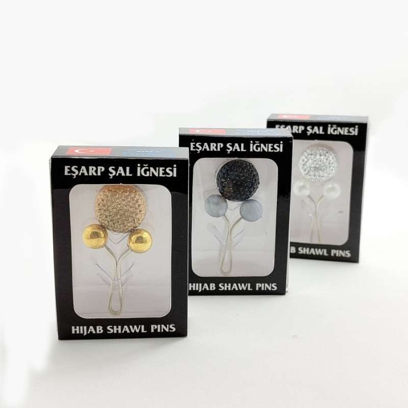 Jual Set Aksesoris Klip Dan Bros Magnet Hijab Sugar Metalic Series ...