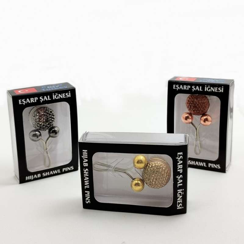 Jual Set Aksesoris Klip Dan Bros Magnet Hijab Sugar Metalic Series ...