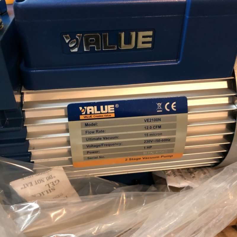 Jual Vacuum Pump Value Ve2100n 1 Hp 12 Cfm Di Seller Shin Store ...