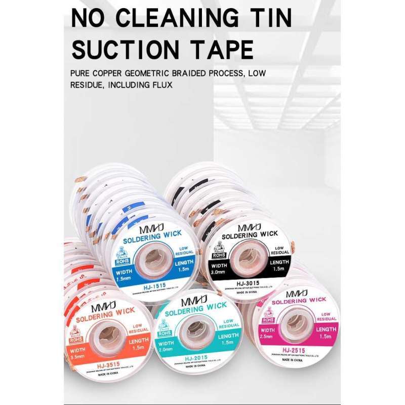 Jual Mmhj Solder Wick Pita Pembersih Timah Desoldering 1.5m Alat Lash ...