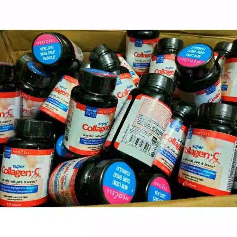 Jual Neocell Super Collagen C Powder Type 1 & 3 120 Tablet Original ...