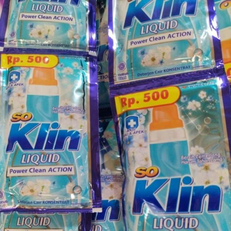 Jual So Klin Softergent Detergen Powder 215gr - So Klin Liquid Cair ...
