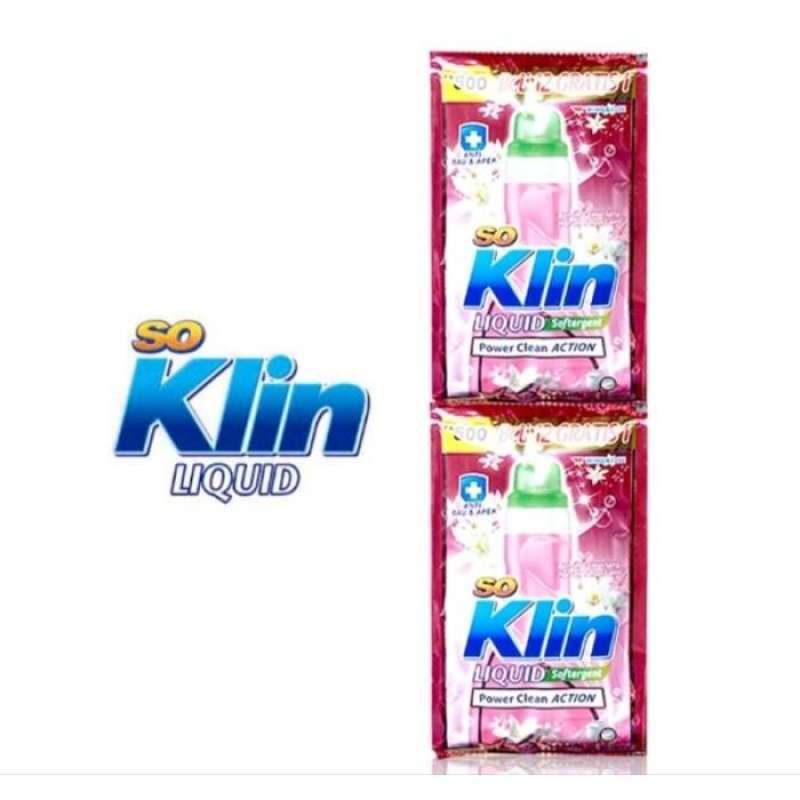 Jual So Klin Softergent Detergen Powder 215gr - So Klin Liquid Cair ...