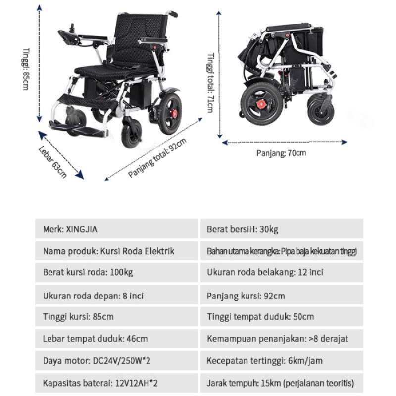 Promo Dl Kursi Roda Elektrik Bisa Lipat Full Otomatis / Kursi Roda ...