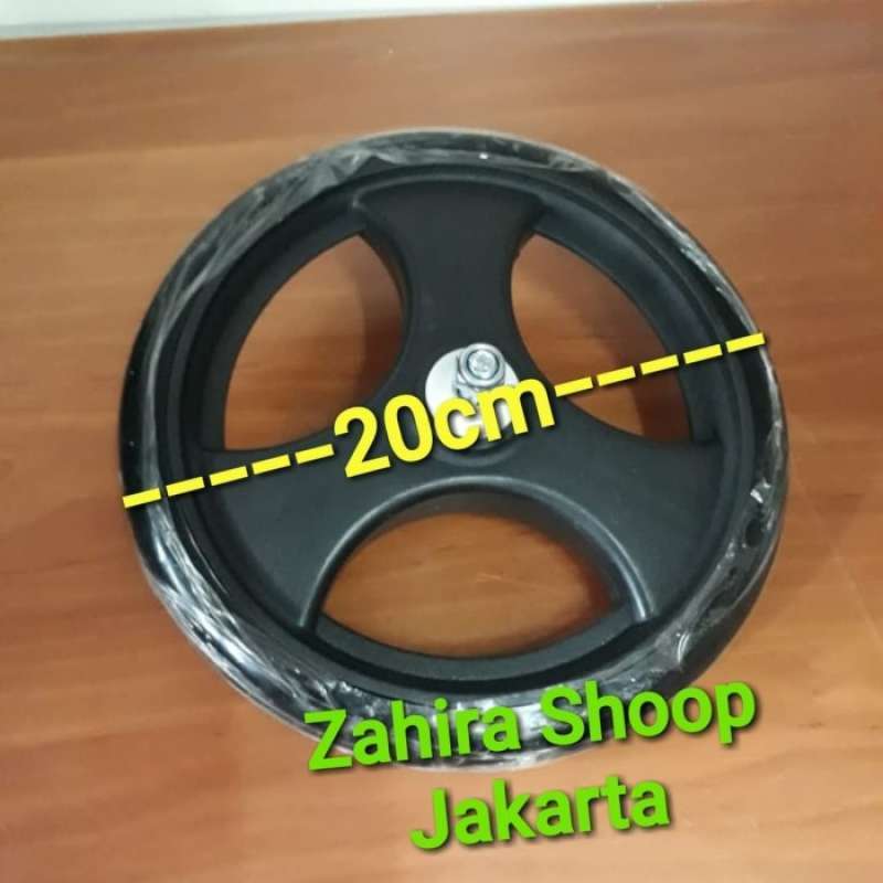 Promo Jual Sperpart Roda Depan Kursi Roda Ban Mati Ukuran 8inch (20cm ...