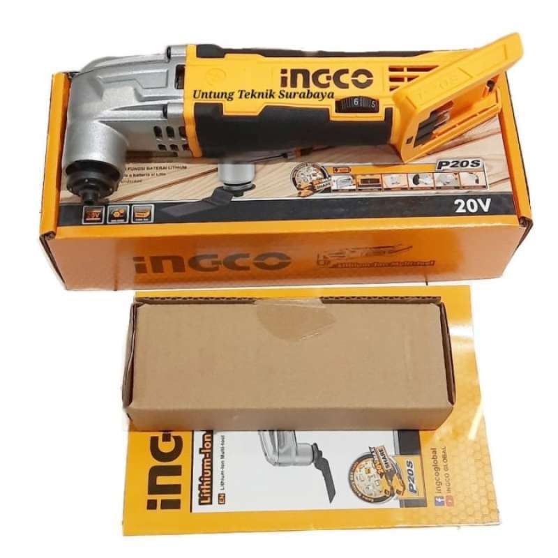 Jual Ingco Cmli2001 Mesin Multi Tools Cordless 20v Set - Power Share Di ...