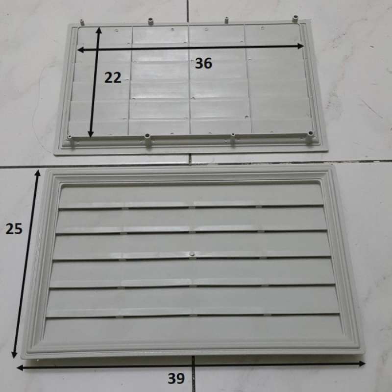 Jual Jalusi Pvc / Ventilasi / Penutup Lubang Pintu Kamar Mandi Toilet ...