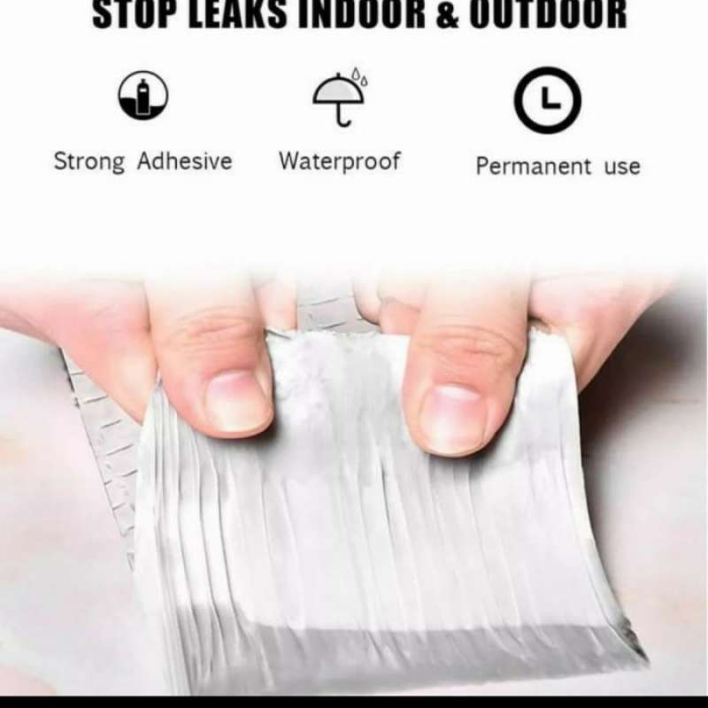 Jual Isolasi Anti Bocor Waterproof - Lakban Pipa Air- Nambal Atap Seng ...