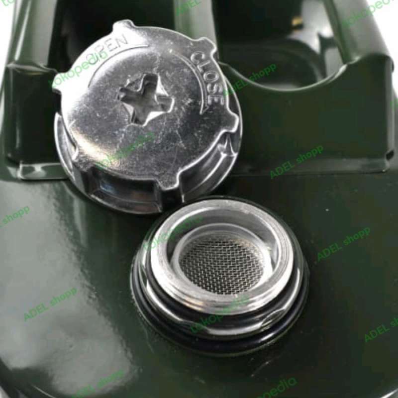 Promo Jerigen Bensin Solar 20l Ori Krisbow- Jerigen Besi Logam Metal ...