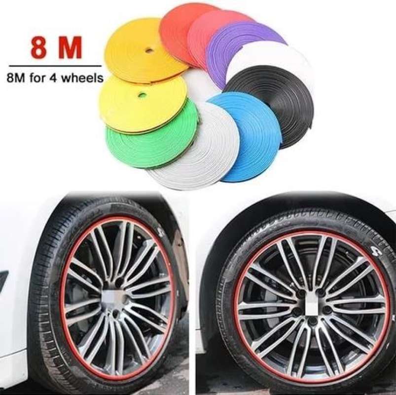 Promo Pelindung Velg Ban Rim Protector Lips - Biru Diskon 29% Di Seller ...