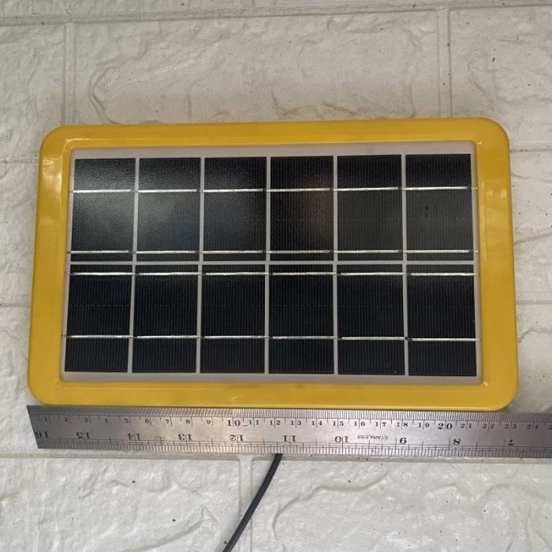 Jual Solar Panel Monocrystalline 6v 3w Panel Surya Monokristalin Jack ...