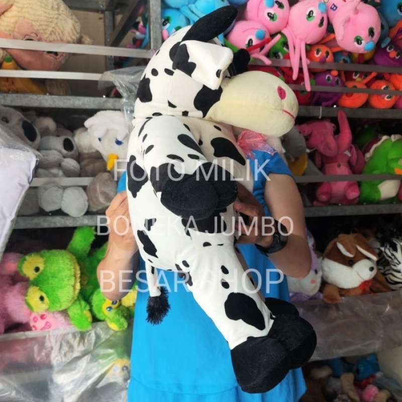 Promo Boneka Hewan Domba Kambing Banteng Badak Kuda Sapi Hitam Putih ...