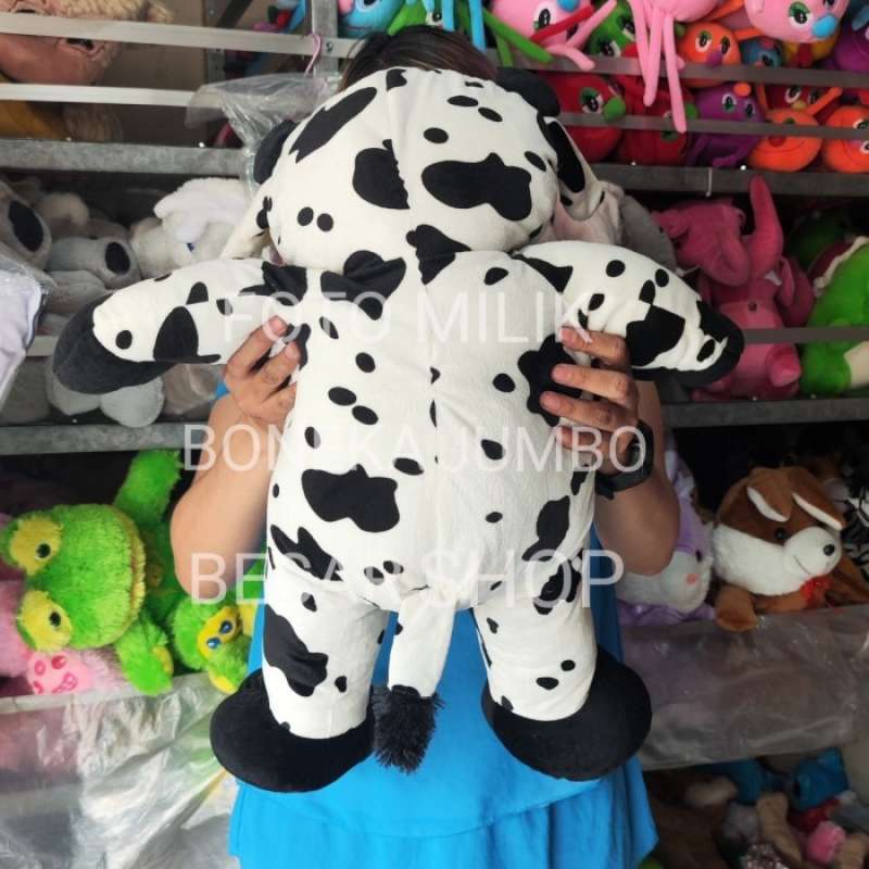 Promo Boneka Hewan Domba Kambing Banteng Badak Kuda Sapi Hitam Putih ...