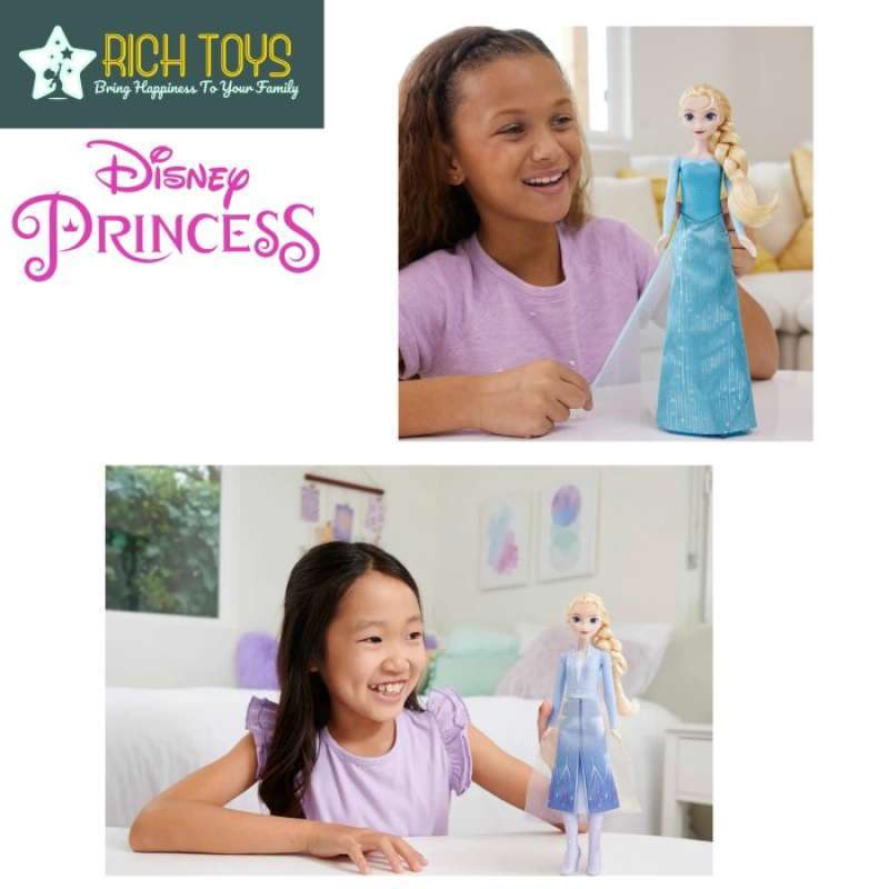 Promo Boneka Karakter Disney Princess Mattel Doll Frozen Elsa Hlw47 ...