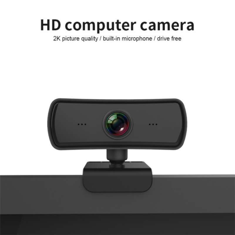 Promo Webcam 4mp Qhd 2k 1440p With Mic And Cover Zoom Sekolahkerja ...