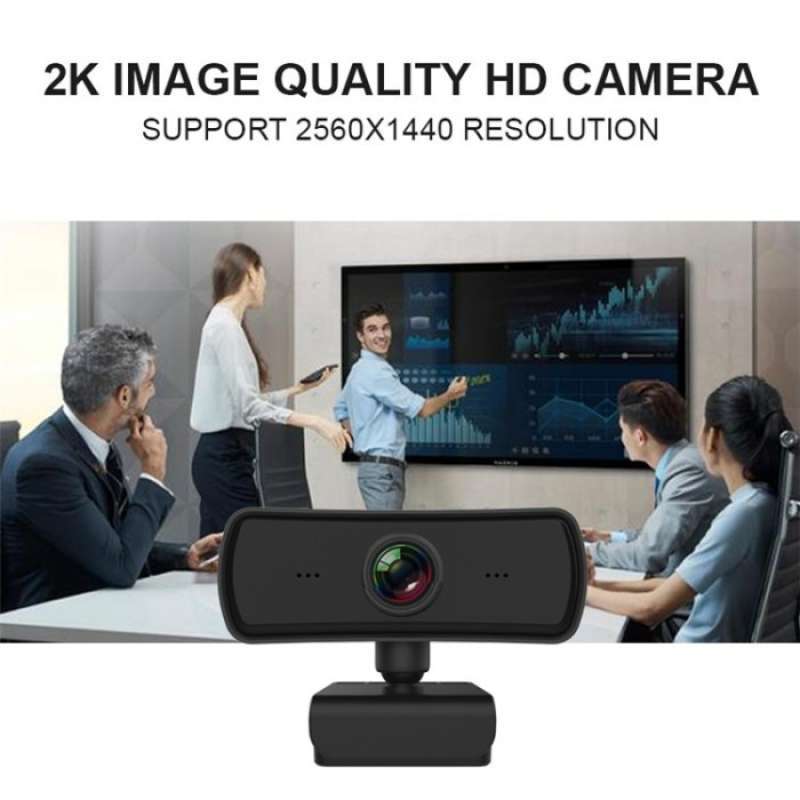 Promo Webcam 4mp Qhd 2k 1440p With Mic And Cover Zoom Sekolahkerja ...