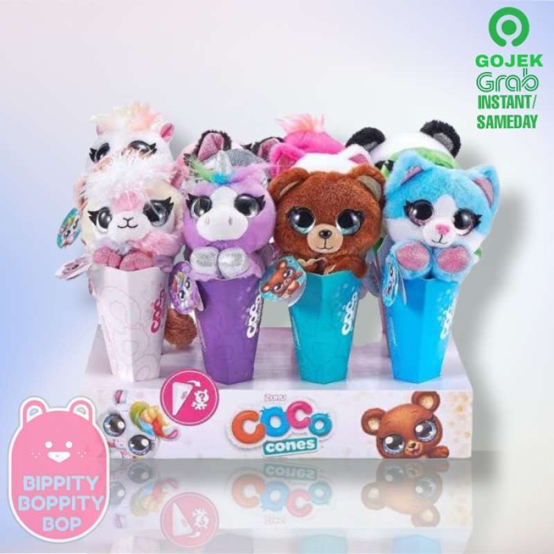Promo Coco Surprise Coco Cones Animal Plush By Zuru Diskon 23% Di ...
