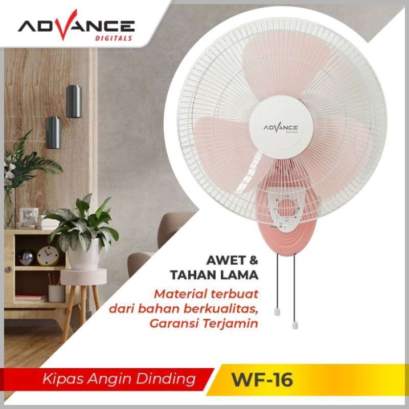 Promo Kipas Angin Dinding Advance Wf-16 Daya 60 Watt 16 Inch Terbaru ...