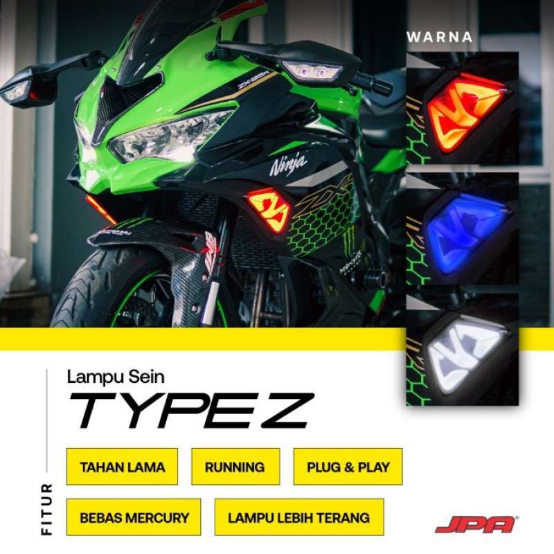 Promo New Produk Lampu Sein Sen Sign Jpa Tipe Z Motor Zx25r Ninja 2018 ...
