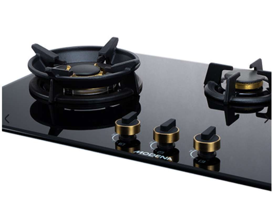 Promo Modena Bh1935lb Built In Hob Gas 3 Tungku Full Brass / Kuningan ...