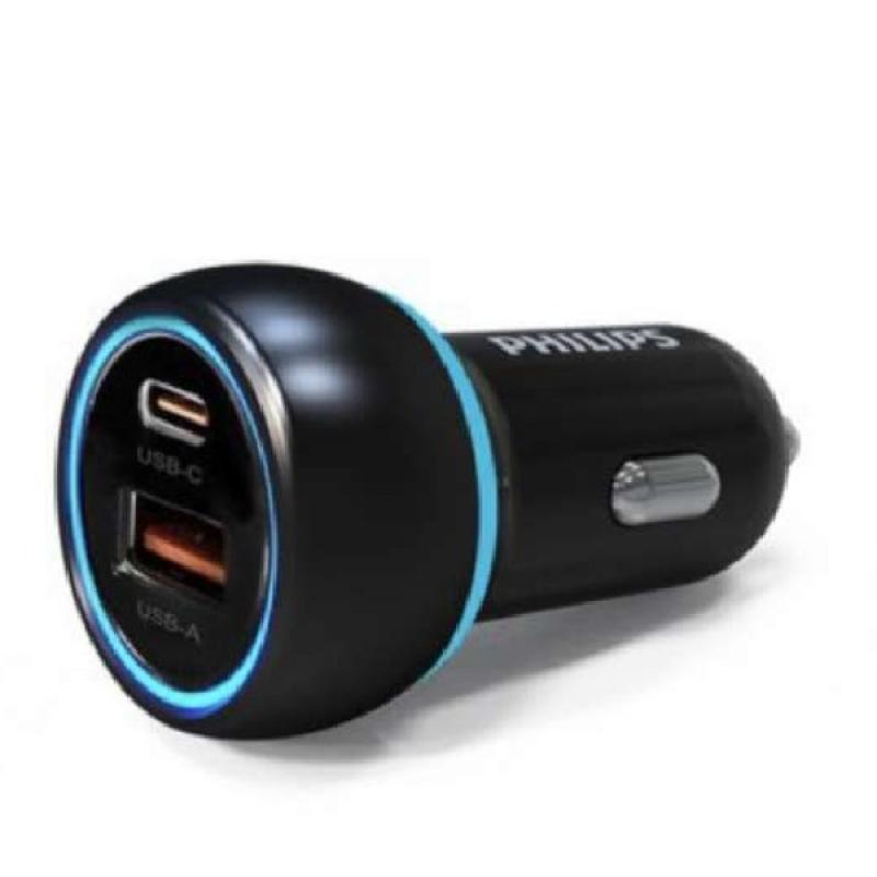 Jual Philips Dlp2552pb Car Charger 20w Ultra Fast Charging Qc3.0 Di ...