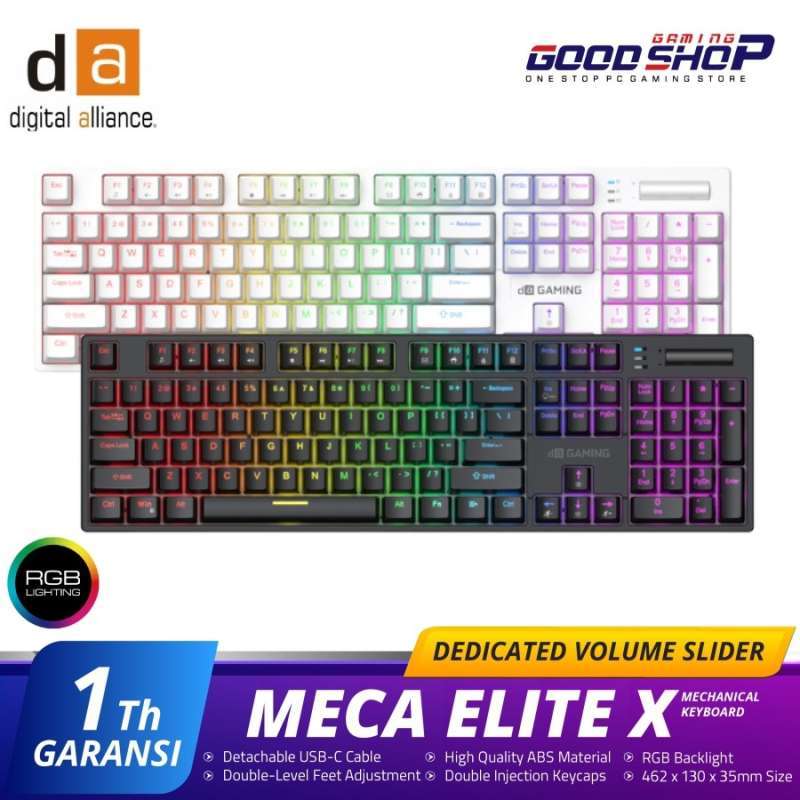 Promo Keyboard Gaming Digital Alliance Mechanical Rgb Anti Ghosting ...