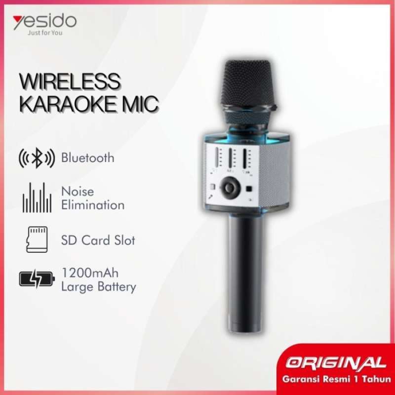 Promo Yesido Wireless Karaoke Microphone 360 Clear Sound Noise Elimination Diskon 23% Di Seller ...