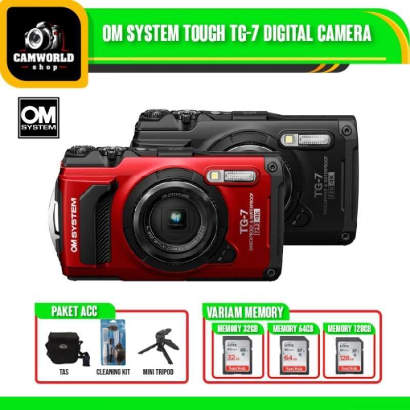 Promo Om System Tough Tg-7 Digital Camera Om System T G7 Tg7 T G-7 Diskon 23% Di Seller Ryoma ...