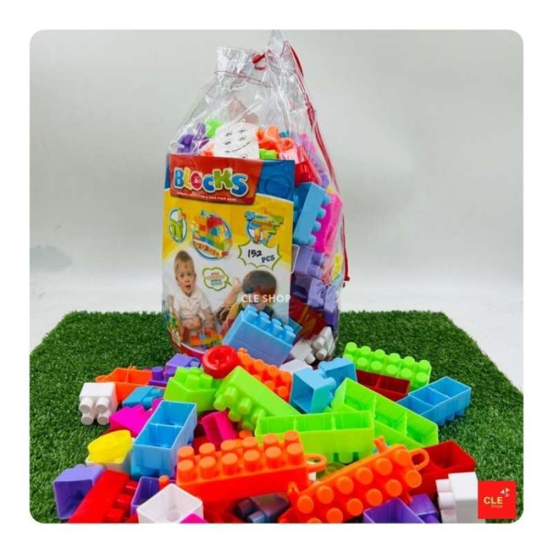 Promo Mainan Kreatif Anak Blocks 152pcs Balok Susun - Blocks 152pcs ...