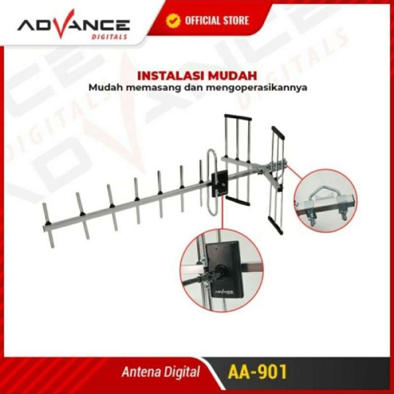 Promo Antena Luar Digital Advance Aa 901 Plus Kabel 10 Meter Terbaru ...